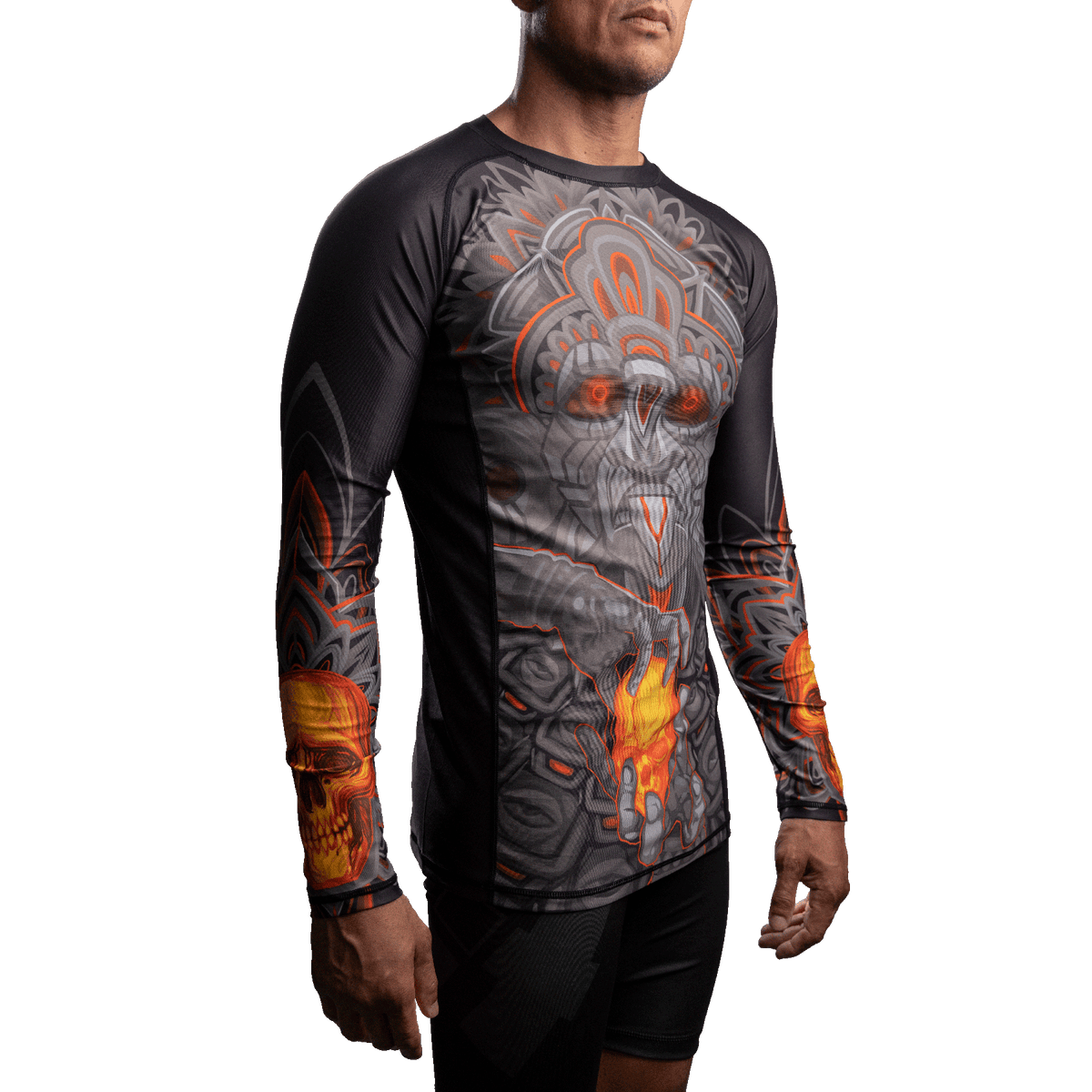 Aztec God of War Rash Guard – E4 Gear