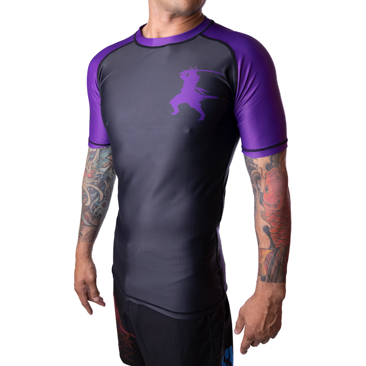Ranked Purple Belt Rash Guard – E4 Gear